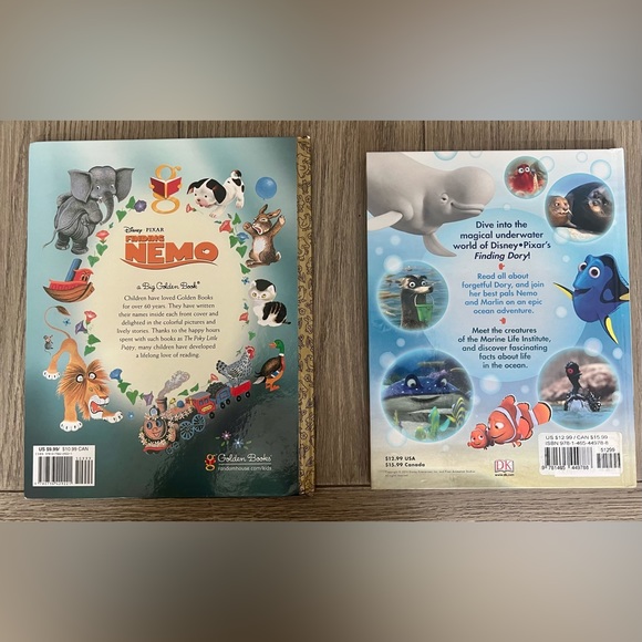 Disney | Other | Finding Nemo Finding Dory Essential Guide Book Bundle ...